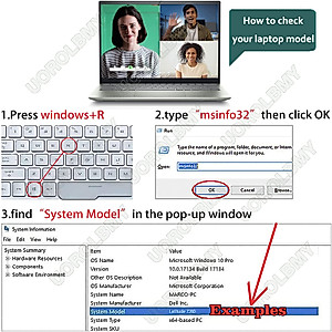 UOROLBMY New 38WH F62G0 39DY5 Laptop Battery for Dell Inspiron13 7000 i7373 7373 7370 7380 7386 2-in-1 P83G P87G P91G P83G001 P83G002 P87G001 Vostro 13 5370 039DY5 0F62G0 RPJC3 0RPJC3 F62GO 11.4V