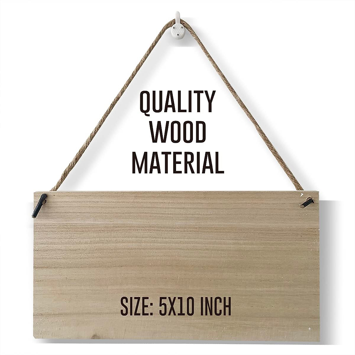 Farmhouse Porch Welcome Wooden Sign Wall Decor Rustic Welcome to Our Porch Wood Plaque Hanging Sign Decoration for Home Door 5”x10”