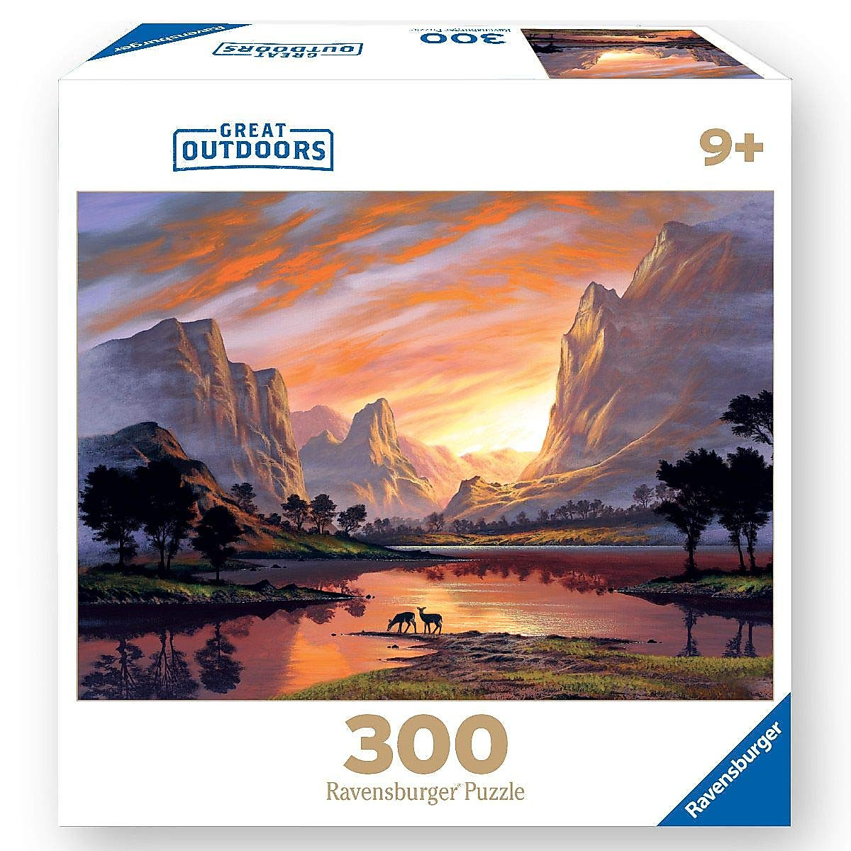 Ravensburger Tranquil Sunset Puzzle - 300-Piece Jigsaw | Unique Puzzle Pieces | Anti-Glare Surface | Eco-Friendly Materials | Suitable for 9 Years & Above
