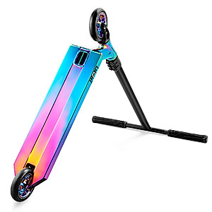 LMT01-V2 Professional Scooter-Trick Scooter-Intermediate Professional Stunt Scooter Suitable - Children, Teenagers Adults 8 Years Old Above-Durable (Black Color)