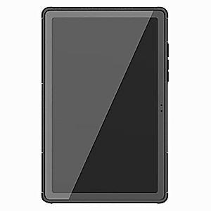DWaybox for Samsung Galaxy Tab A7 10.4 Case 2020 2022 Released T500 T505 SM-T509 Armor Heavy Duty TPU Soft + PC Hard Rugged Case 2in1 Combo Dual Layer Shock-Absorbing Cover with Stand -Black