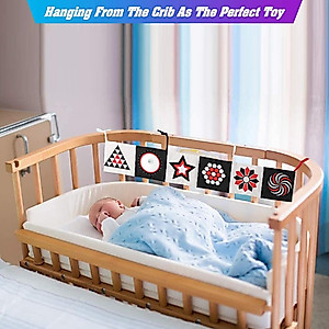 Baby Soft Book Cloth Books, Touch and Feel Books Early Education Toys for Babies, Infant Books Bath Book Tummy-Time Christmas Toys Gifts for 0-3 3-6 6-12 12-18 Months 1-2 Year Old Boys Girls