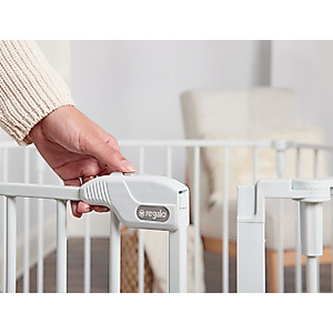 Regalo 144-Inch Super Wide Adjustable Baby Gate and Play Yard, 2-In-1, Bonus Kit, Includes 4 Pack of Wall Mounts