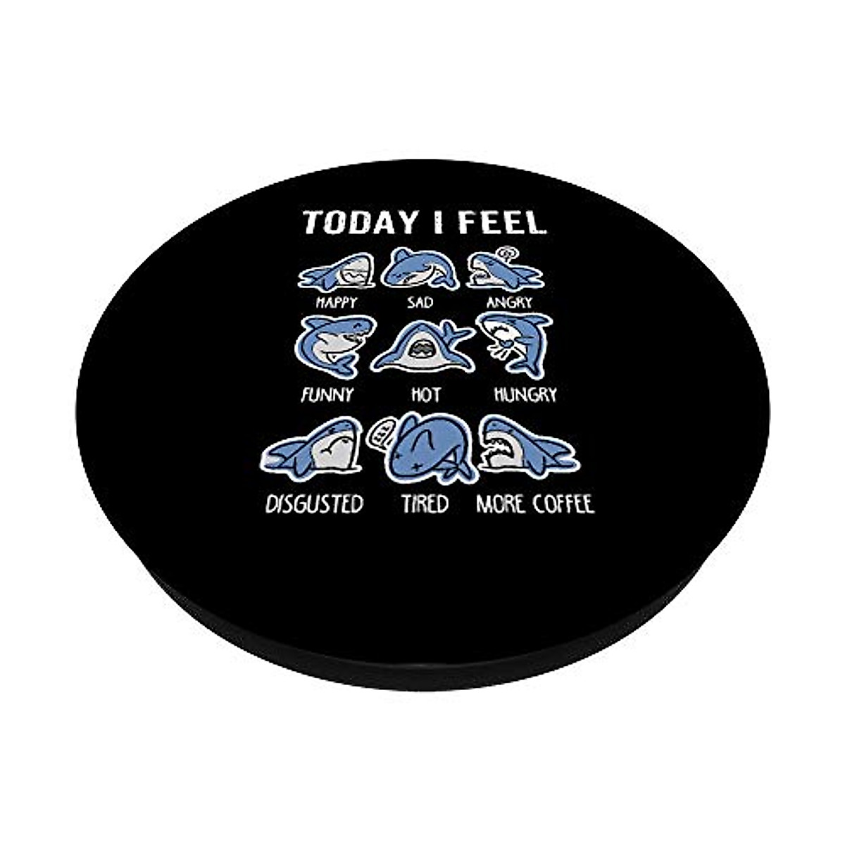 Funny Shark Shirt For Men Boys PopSockets Grip and Stand for Phones and Tablets