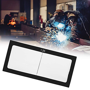Welding Glass Magnifier Lens Glass Eye-Protecting Anti-Ultraviolet Welder Accessories 0.75/1.25/1.75/2.25 Diopter (1.25)
