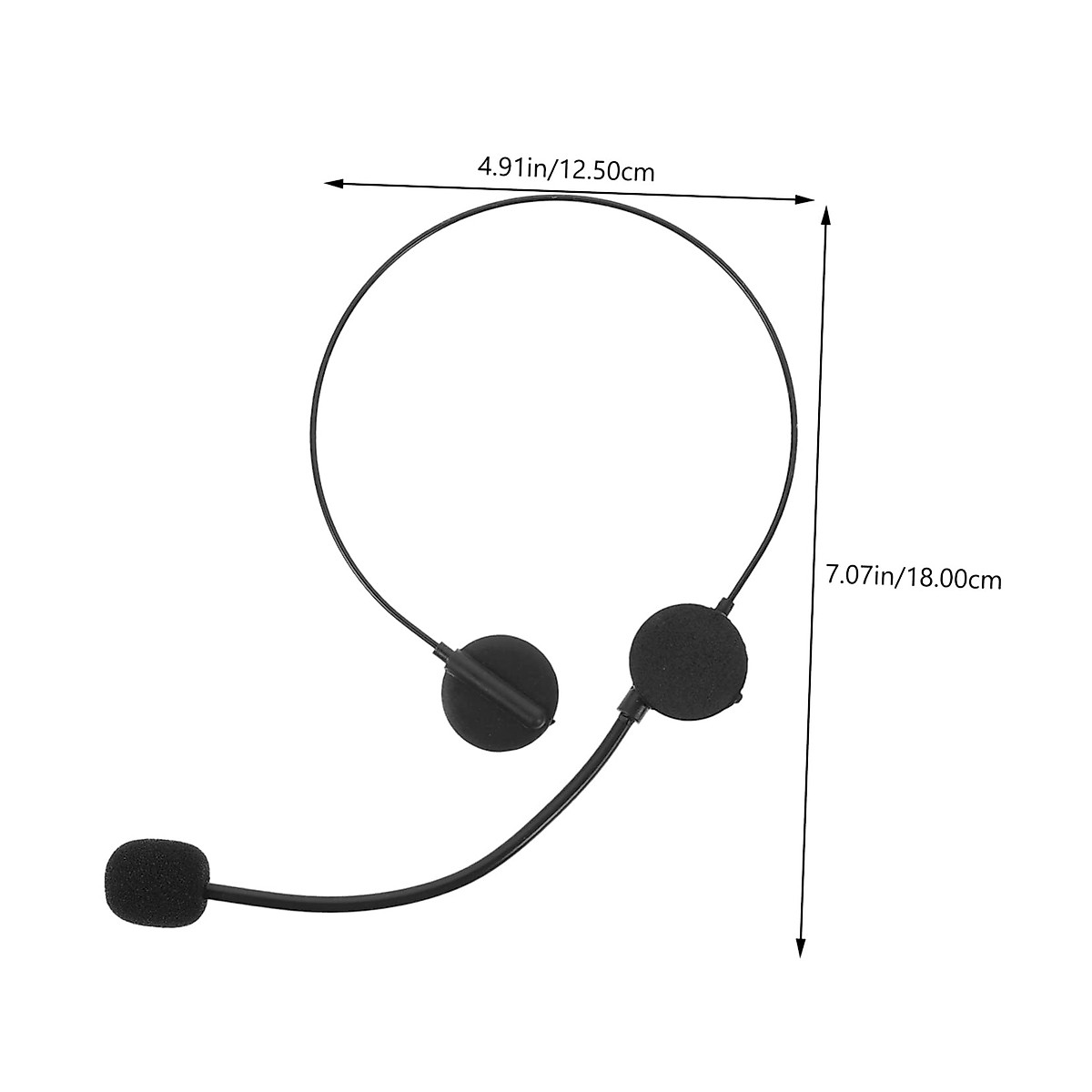 Toyvian Fake Head Singer Role Play Toys Clothing Kid Headphones Costumes for Kids headsets for Toddler 2Pcs Fake Star Headphone