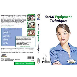 Facial Equipment Techniques DVD, 8-in-1 Facial Machine Training - Includes Treatments Using High Frequency, Steamer, Magnifying Lamp, Infrared Light, Woods Lamp, CO2 Spray, Vacuum Spray, Rotary Brush, Galvanic w/ Rita Page, CIDESCO (2 Hrs. 47 Mins.)