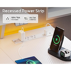 MOTPK White Gaming Desk L Shaped with LED Lights, Small Corner Computer Desk 39inch with Power Outlets, Gaming Table with PC Storage Shelf, Gamer Desk with Monitor Shelf, Carbon Fiber Texture