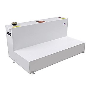 Lund 83592T 92-Gallon 14-Gauge Steel Full Size L-Shape Liquid Storage Tank, White