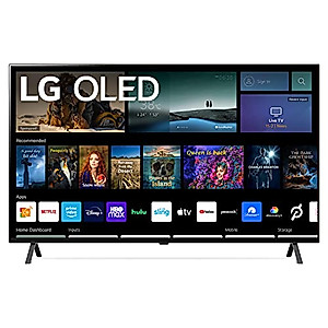 LG 55-Inch Class OLED A2 Series Alexa Built-in 4K Smart TV, 60Hz Refresh Rate, AI-Powered 4K, Dolby Vision IQ and Dolby Atmos, WiSA Ready, Cloud Gaming (OLED55A2PUA, 2022) (Renewed)