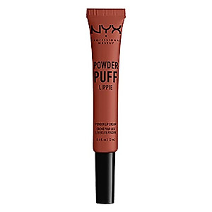 NYX PROFESSIONAL MAKEUP Powder Puff Lippie Lip Cream, Liquid Lipstick - Teacher's Pet (Orange Brown)