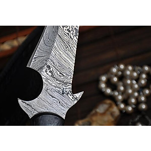 Perkin Knives - Handmade Damascus Steel Hunting Knife Full Tang - Work of Art
