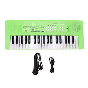 Fun and Educational Kids Piano Keyboard with Microphone | Portable Electronic Keyboard for Beginners | Musical Toy for Christmas and Birthdays
