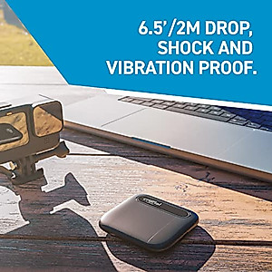 Crucial X6 500GB Portable SSD - Up to 800MB/s - PC and Mac - USB 3.2 USB-C External Solid State Drive - CT500X6SSD9