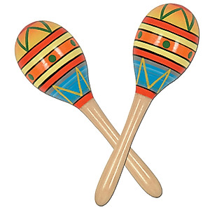 Beistle Fiesta Fun Party Maracas 8 Inches