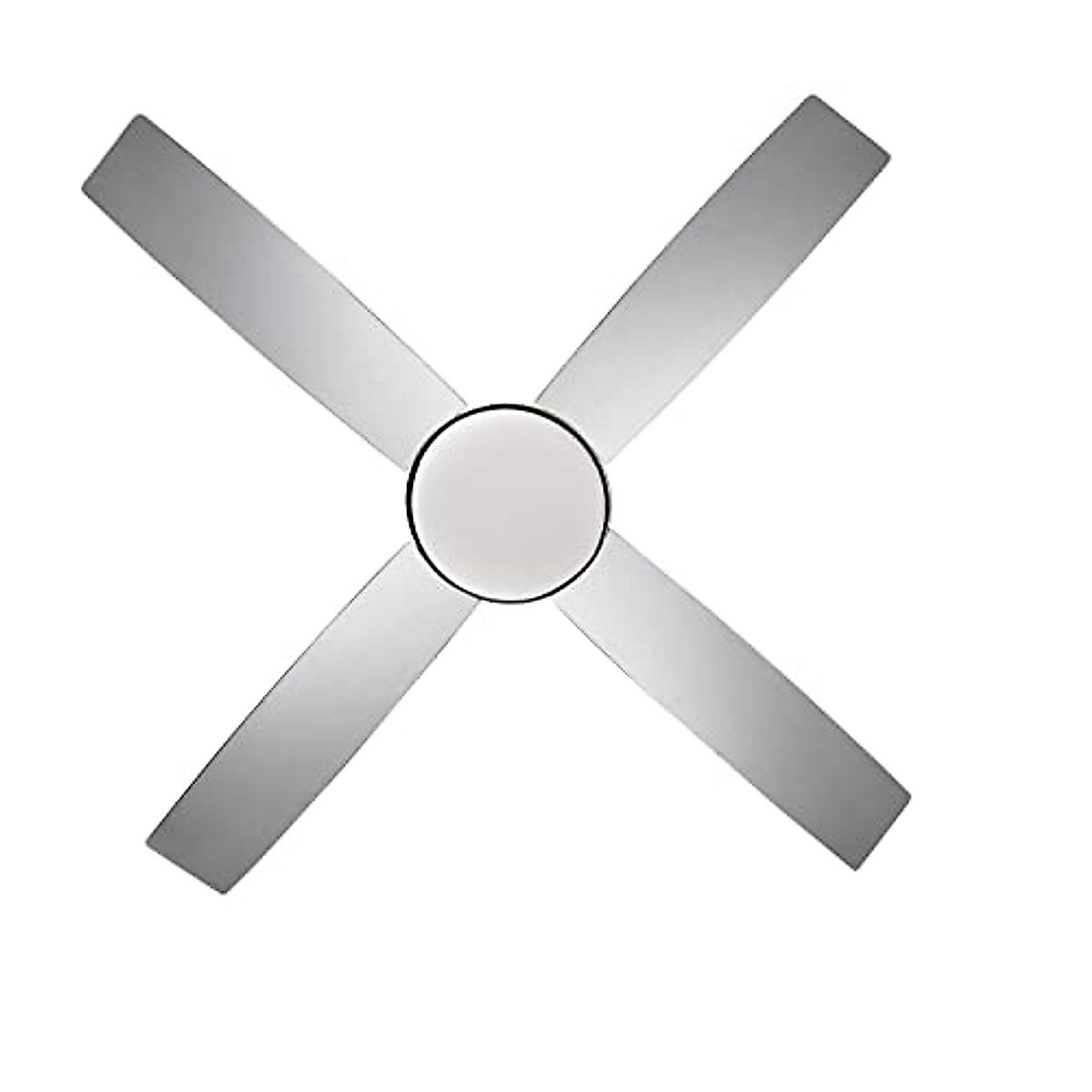 Design House 157354 Cali 52-inch Contemporary Indoor Ceiling Fan with LED Light Kit, Wall Control, Brushed Nickel