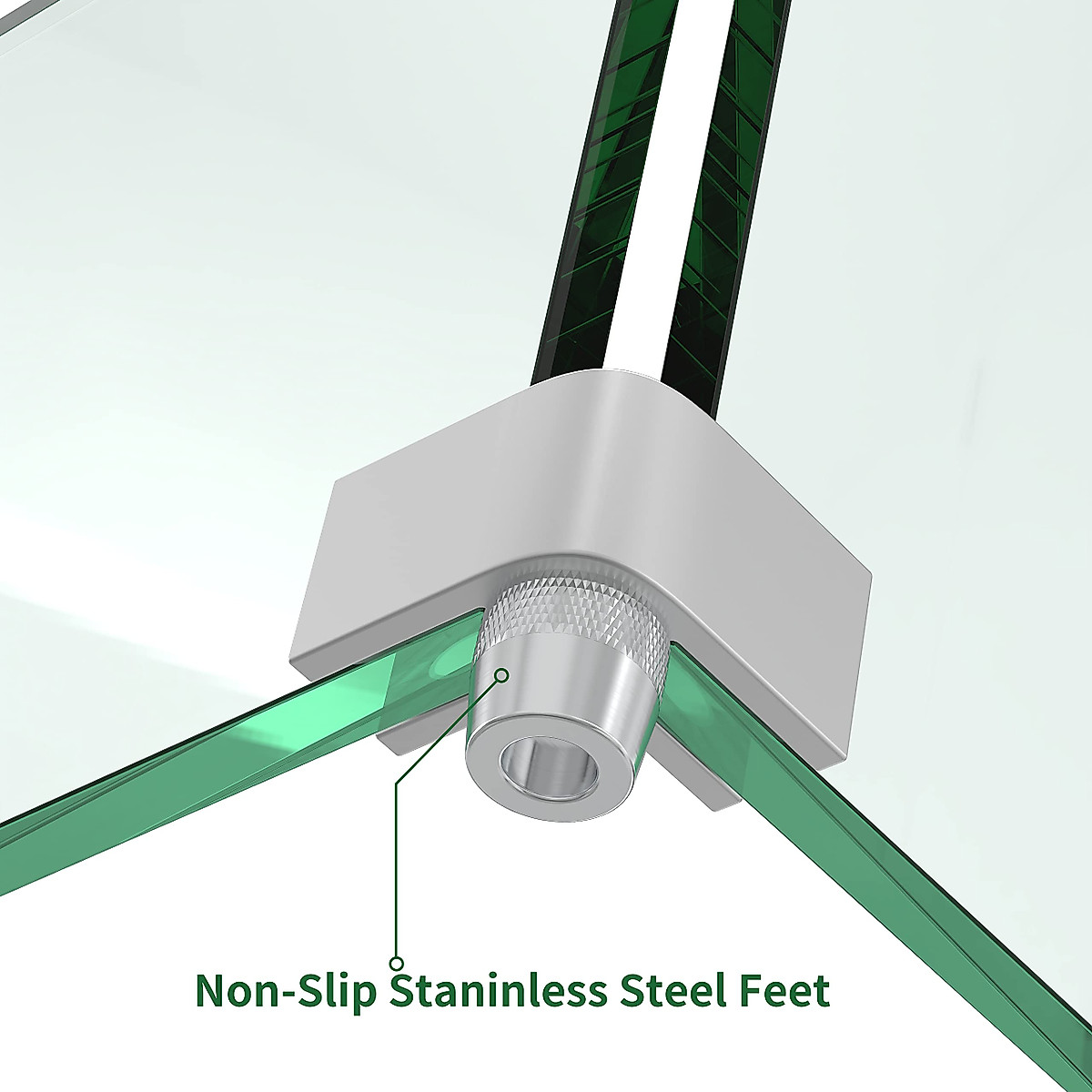 Emardom 19"x19"x6" Square Fire Pit Wind Guard, Fire Pit Wind Guard for 28-32 inch Fire Pit Table, 5/16 Inch Thickness Clear Tempered Glass