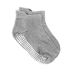 Tenpluszero 16 Pairs Non Skid Toddler Socks Anti Slip Baby Ankle Socks with Grips for Toddler Baby Boys Girls (16Pairs - Mixed Color A, 12-36 Months)