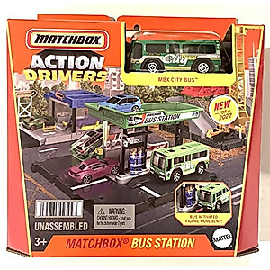 Matchbox - Action Drivers - Bus Station - MBX City Bus - New 2022, unisex