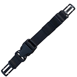 Amlrt HDHYK Backpack Chest Strap- Nylon -Suitable for Webbing on The Backpack up to1in. Black