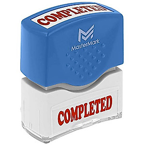 Completed Stamp – MasterMark Premium Pre-Inked Office Stamp