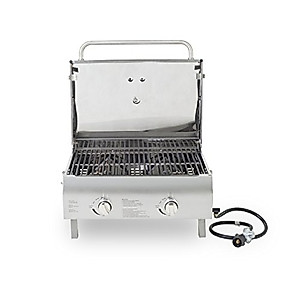 Pit Boss Grills 75275 Stainless Steel Two-Burner Portable Grill