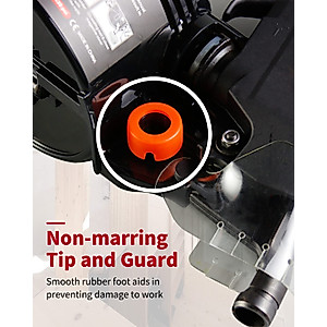 meite Siding Nail Gun, Pneumatic Coil Siding Nailer Professional Lightweight Air Coil Nail Gun with Safety Nose, Compatible with 1-1/2 Inch to 2-1/2 Inch Coil Siding Nails (CN65S)