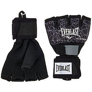 Everlast P00001248 Printed Evergel Hand Wraps Black M
