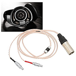 Yoidesu Headphone Cord, HiFi Headphone Cable Cable 4 Pin XLR Male Balanced Cable for Sennheiser HD800 HD800S HD820 1.2m/3.9ft