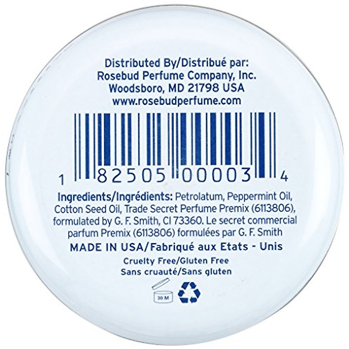 Lip Balm Tin - Minted Rose 0.8oz