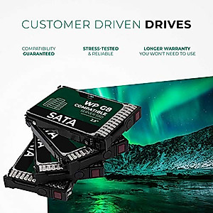 Water Panther 960GB SATA 6Gb/s 2.5" SSD for HPE ProLiant Servers | Enterprise Drive in Gen8/Gen9 Carrier