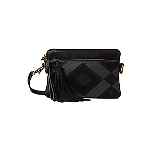 Frye Miren Patchwork Crossbody Wristlet Black One Size