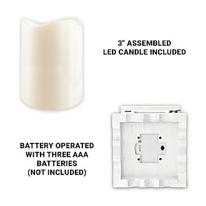 Let’s Make Memories Personalized Memorial Lantern - Sympathy - Condolences - LED Candle - Automatic Timer - Wood/Stainless Steel - Copper Finish - for Loved Ones in Heaven