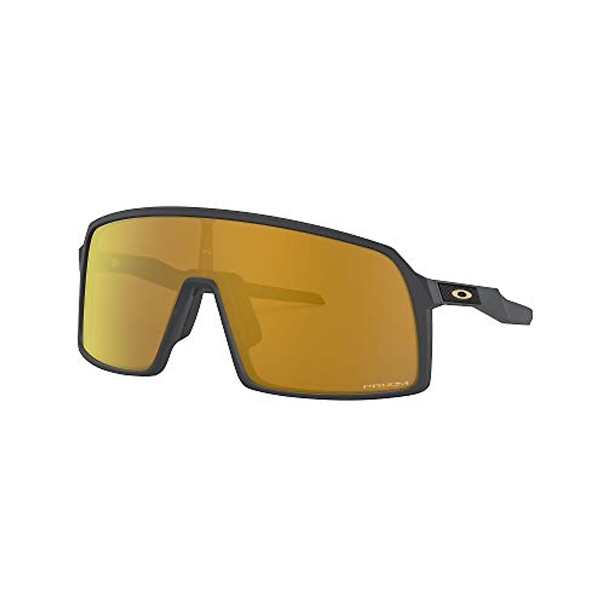 Oakley Men's OO9406 Sutro Rectangular Sunglasses, Matte Carbon/Prizm 24K, 37 mm