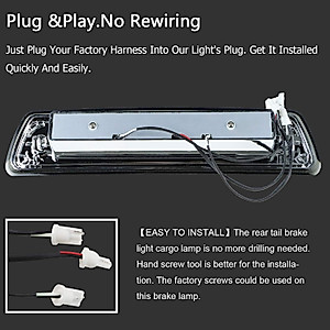 For 09-14 Ford F150 F-150 LED Third 3rd Brake Light High Mount Brake Light Cargo Lamp (Smoked lens)