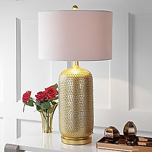JONATHAN Y JYL1017A Sophia 30" Resin LED Table Lamp Modern Contemporary Glam Bohemian Bedside Desk Nightstand Lamp for Bedroom Living Room Office College Bookcase LED Bulb Included, Gold