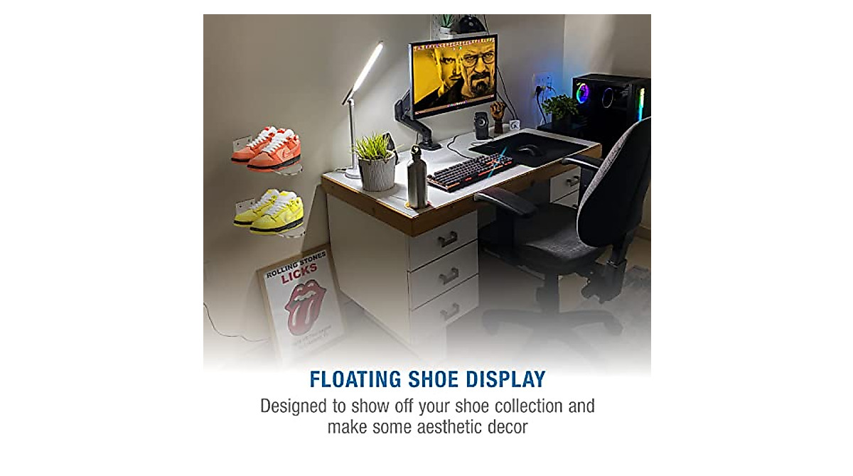 Unbound Floating Shoe Shelves - Stylish & Durable Display
