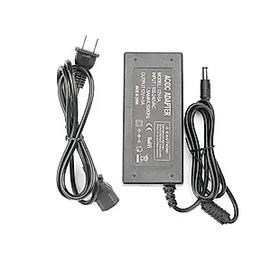 12V 5A Power Supply Adapter, AC100-240V to DC12V Converter Transformer with 5.5x2.5mm DC Output Jack for LED Strip Light,Wireless Router,ADSL Cats,Security Cameras