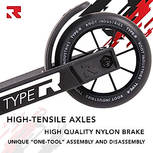 Type R Complete Pro Scooter - Pro Scooters - Pro Scooters for Adults/Pro Scooters for Kids - Quality Scooter Deck, Pro Scooter Wheels, Pro Scooter Bars - Awesome Colors (Matte Black)