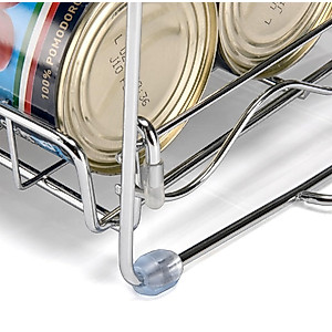 Innovatronic Stackable Can Rack Organizer, Chrome, Efficient and Versatile