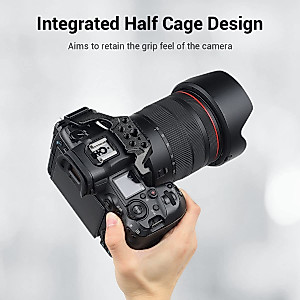 SMALLRIG R5 R5 C R6 Half Cage, Camera Half Cage with Cable Clamp for Canon R5 R5 C R6-3656