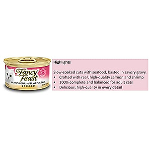 Fancy Feast Grilled Wet Canned Food Bundle, Variety Pack: 07 Flavors(02each) Pack of 14 cans.Plus Mouse Toy and Booklet