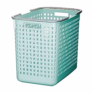 Like-it Laundry Basket, Storage, Square, Made in JAPAN, 40L, SCB-5, Mint blue
