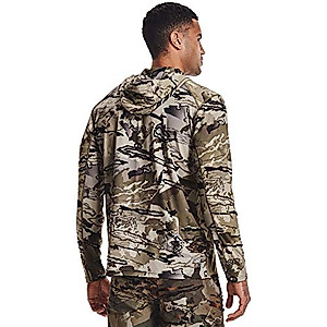 Under Armour mens Iso-chill Brush Line Hoodie , Ua Barren Camo (999)/Black , X-Large