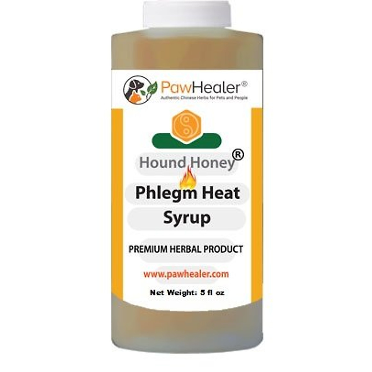 PawHealer Dog Cough Remedy-Hound Honey Syrup (Phlegm-Heat) - for Loud, Honking Coughs - 5 fl oz …