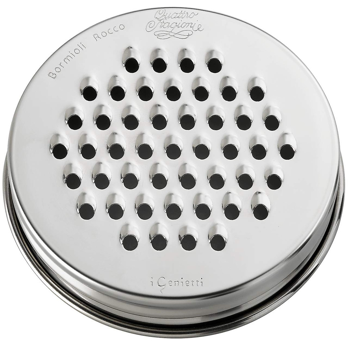 Quattro Stagioni I Genietti Collection - Stainless Steel Grater Lid