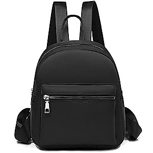 Etercycle Mini Backpack Purse for women, Teen Girl Small Backpack Purse, Shoulder Bag for Travel School (Black)