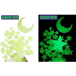 Glow In The Dark Stars with Planets & Constellation Map Includes Sticky Putty for Star Stickers I Outer Space Bright Wall Stickers I Kids Glow In the Dark Ceiling Decorations I Christmas Stocking Stuffer Gift