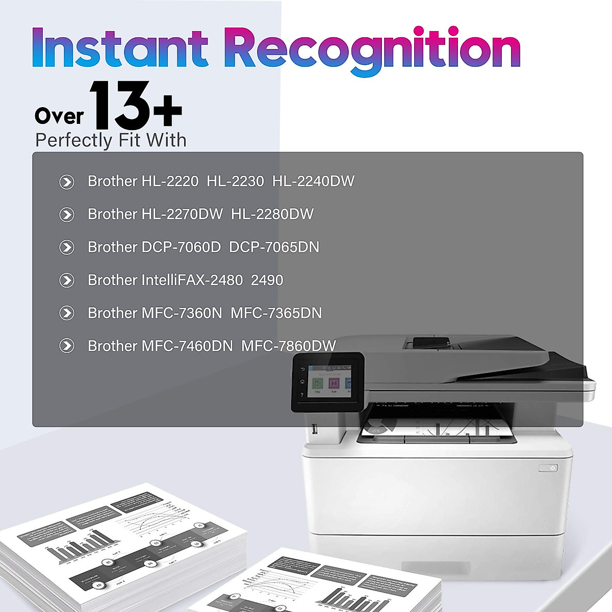 ONLYU Compatible Drum Unit Replacement for Brother DR420 DR 420 for Brother HL-2270DW HL-2280DW HL-2230 HL-2240 MFC-7360N MFC-7860DW DCP-7065DN Intellifax 2840 2940 Printer (1 Pack)