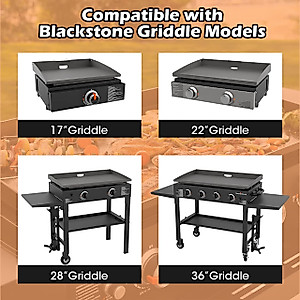 Winceed 2Pcs Silicone Liners for Blackstone Grill Grease Cup, Reusable Silicone Grease Drip Pans, Blackstone Griddle Grease Catcher, 8'' x 3'' x 3.7'', Black+Orange